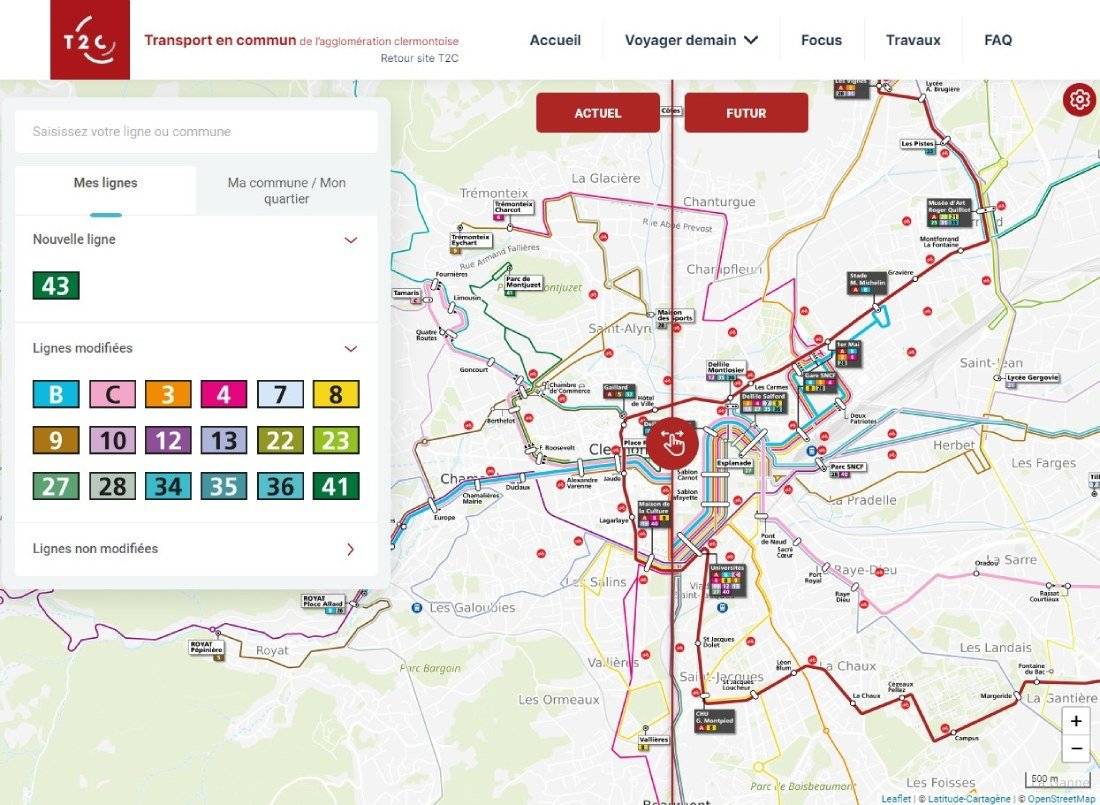 T2C : un réseau de substitution, le temps des travaux InspiRe | 7JAC